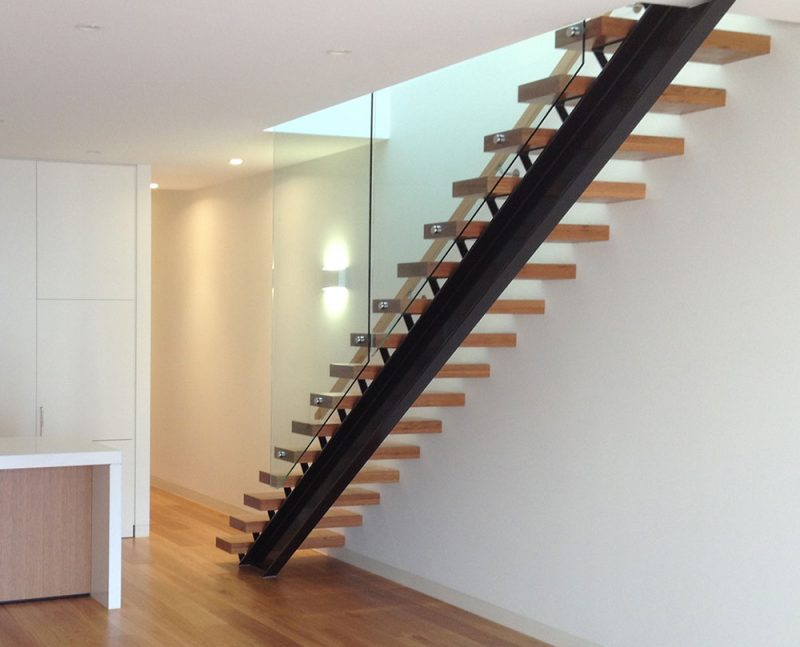 Single Stringer and Architectural Steel Stairs – Pinnacle Metal ...