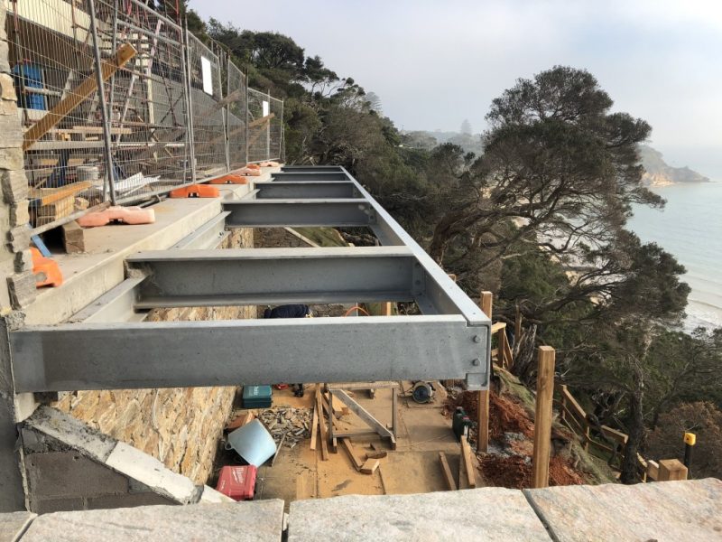 Cantilevered Deck Structure – Portsea – Pinnacle Metal Fabrications